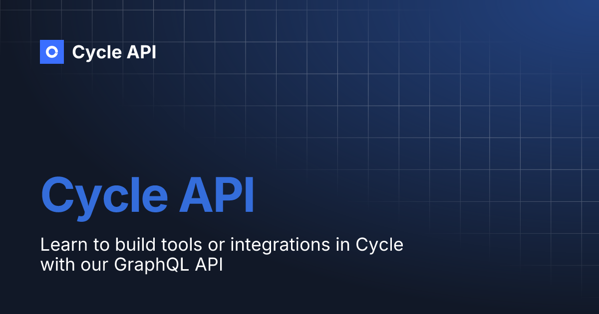 Cycle API | Cycle API